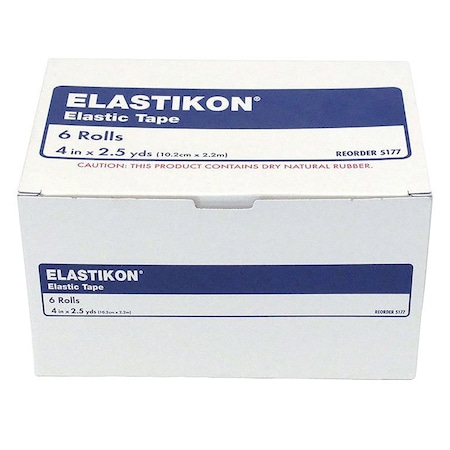 Johnson & Johnson Elastikon Elastic Tape, 4 in. x 2.5 Yards, 6PK JJ5177 | Zoro